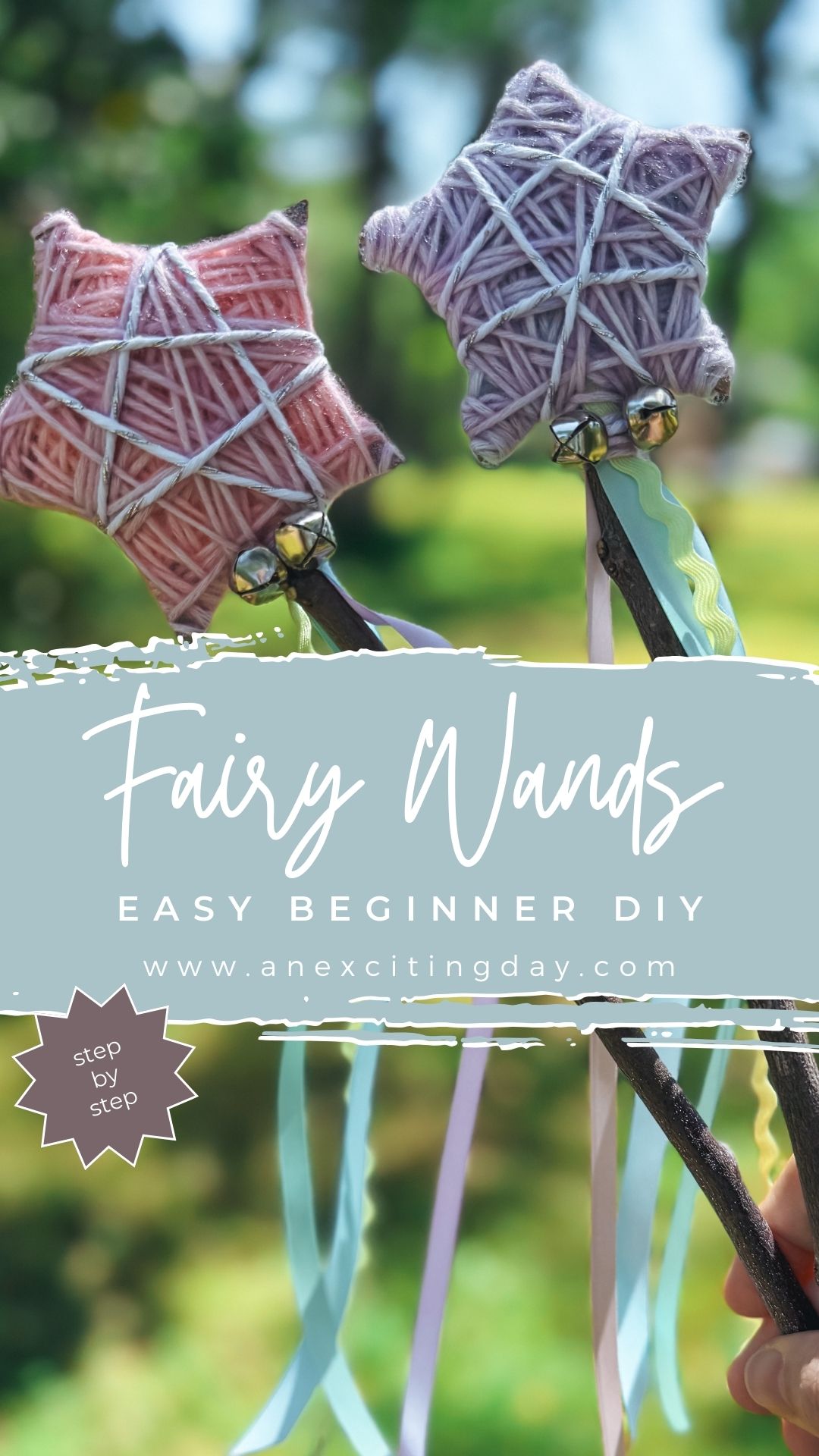 Easy DIY Fairy Wands - An Exciting Day
